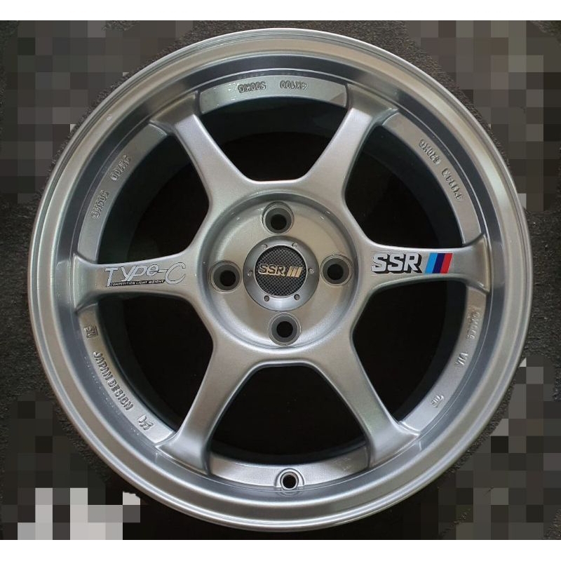 Jual velg ssr type c rs r15 plus ongkir jawa lokal | Shopee Indonesia