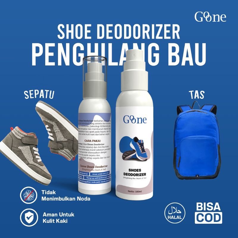 Jual Parfum sepatu 100 ML - Pewangi Sepatu Tas 100ML - Spray penghilang ...