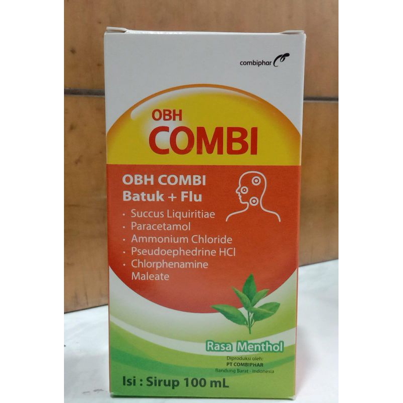 Jual OBH Combi Batuk Flu Menthol 100ml / batuk pilek / batuk ngekel ...