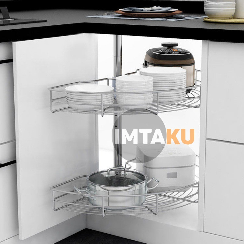 Jual Rak Panci Putar Stainless Steel Untuk Kitchen Set XC 28100 Merk ...