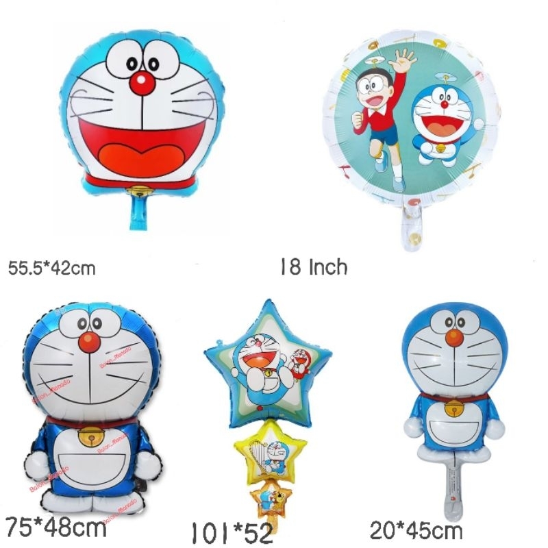 Jual Balon Foil Doraemon / Balon Tema Doraemon | Shopee Indonesia
