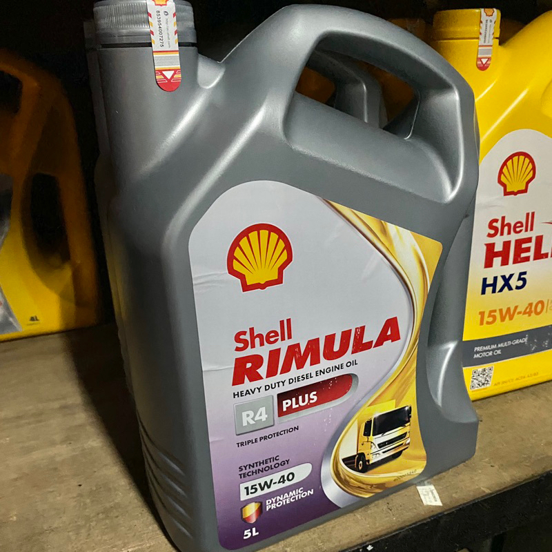 Jual Oli Mesin Shell Rimula R4X 15W 40 Khusus Mesin Diesel (5 Liter ...