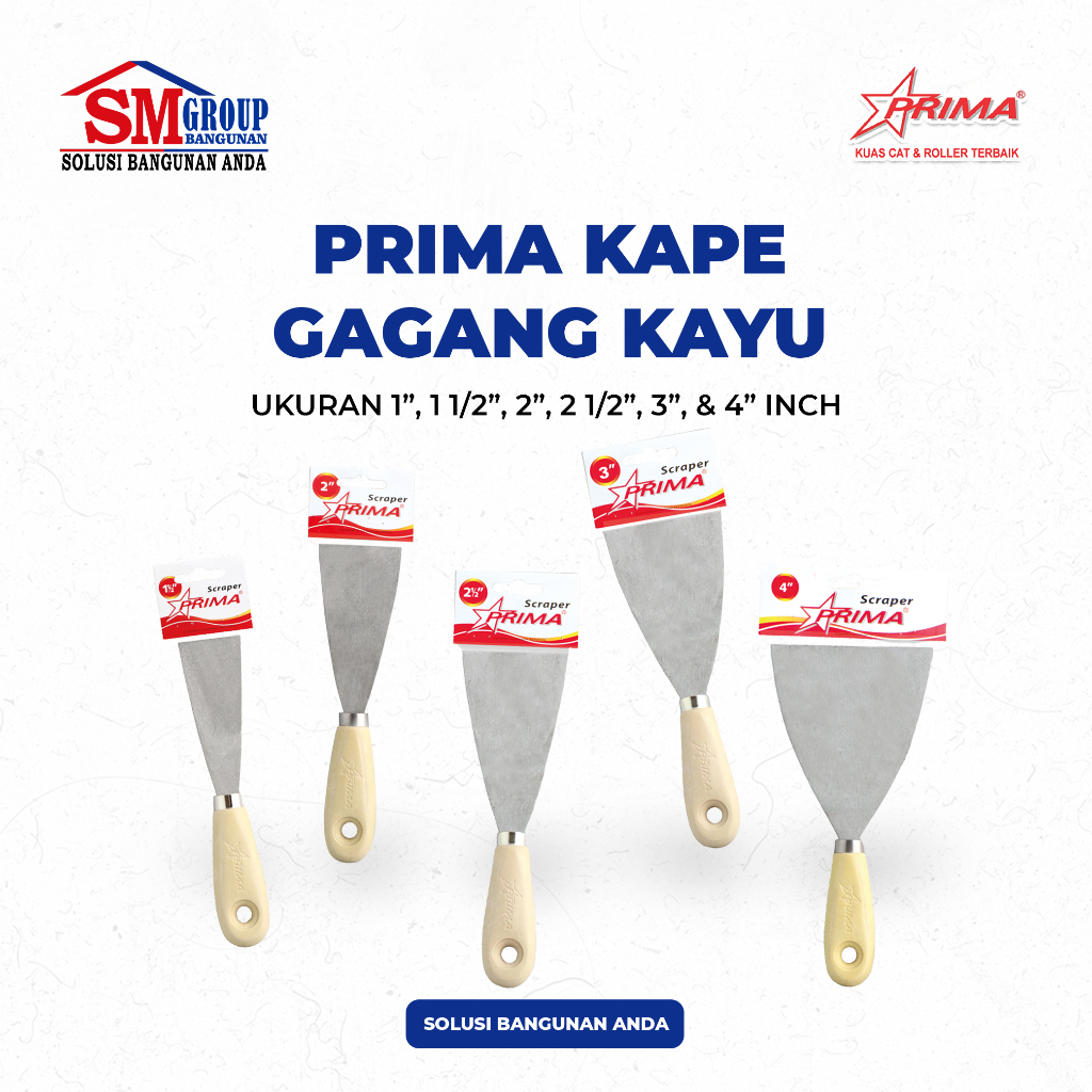 Jual KAPE/SCRAP PRIMA GAGANG KAYU | Shopee Indonesia