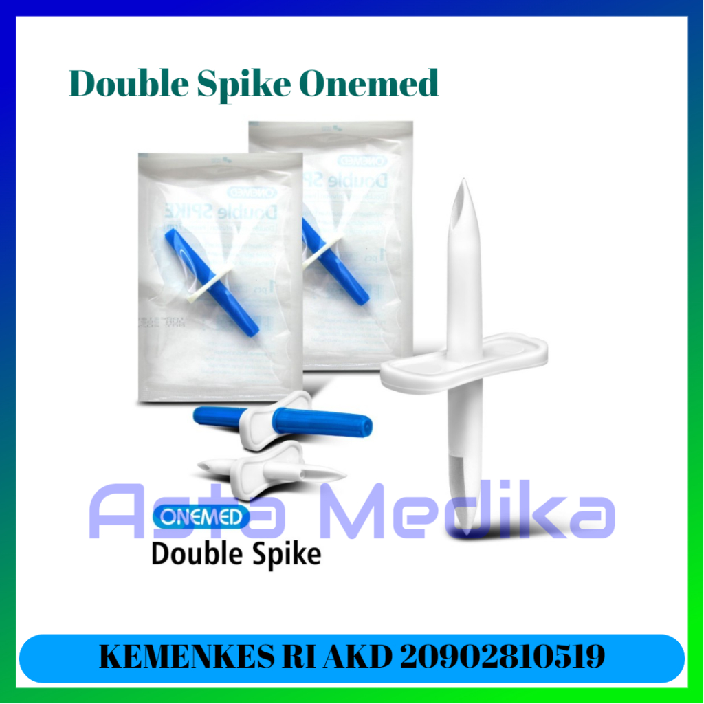 Jual Double Spike Infusion 7cm Onemed - Alat Penusuk Botol Cairan Infus ...