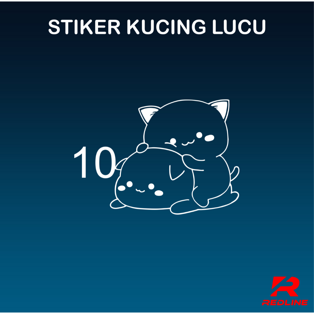 Jual Stiker Kucing Lucu Sticker Cutting | Shopee Indonesia