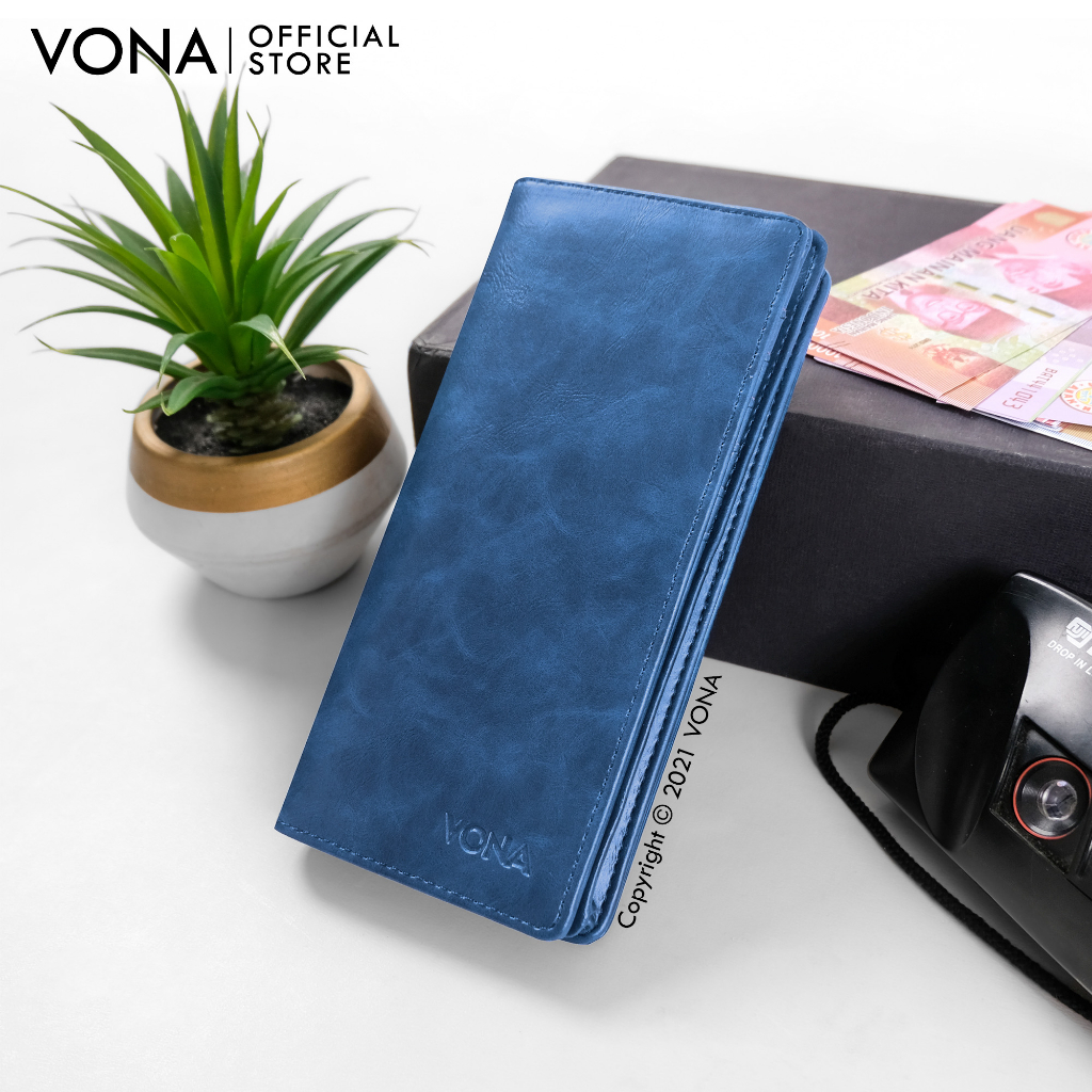 Jual VONA Fox Long Wallet - Dompet Lipat Panjang Original Pria Wanita ...