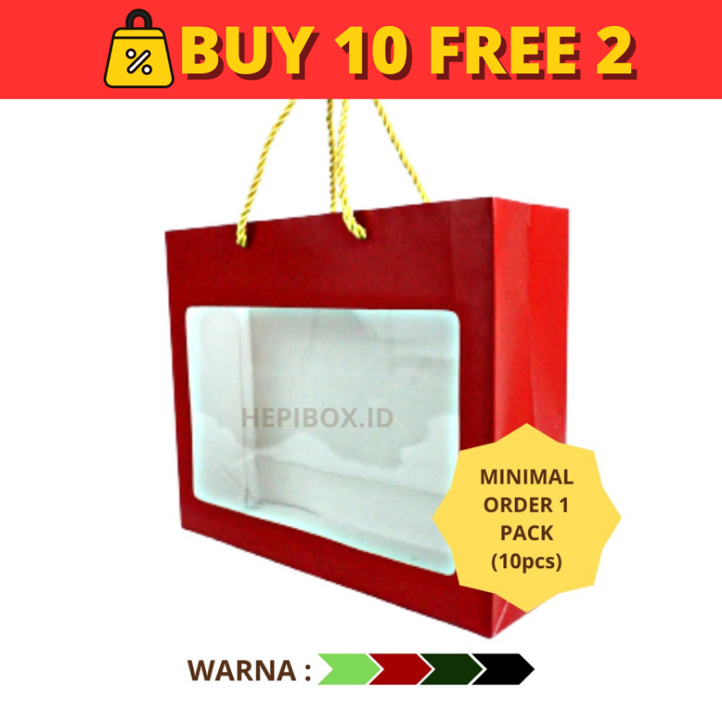 Jual Tas Mika Tali / Tas Souvenir / Tas Hampers Lebaran / Box Packaging ...