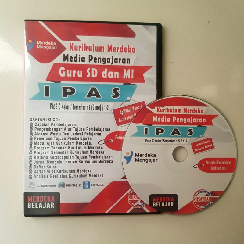 Jual CD MODUL AJAR SD/MI IPAS KELAS 5 KURIKULUM MERDEKA | Shopee Indonesia