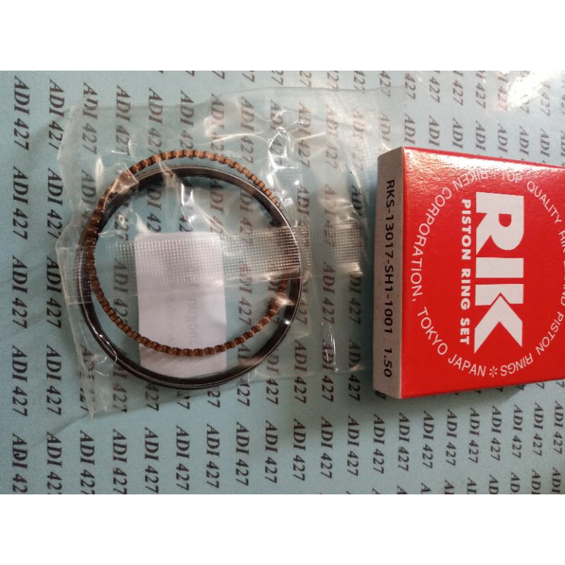 Jual PISTON RING SEHER BORE UP 130 CC 53,5/54/54,5/55/55,25/55,5 MM RKN ...