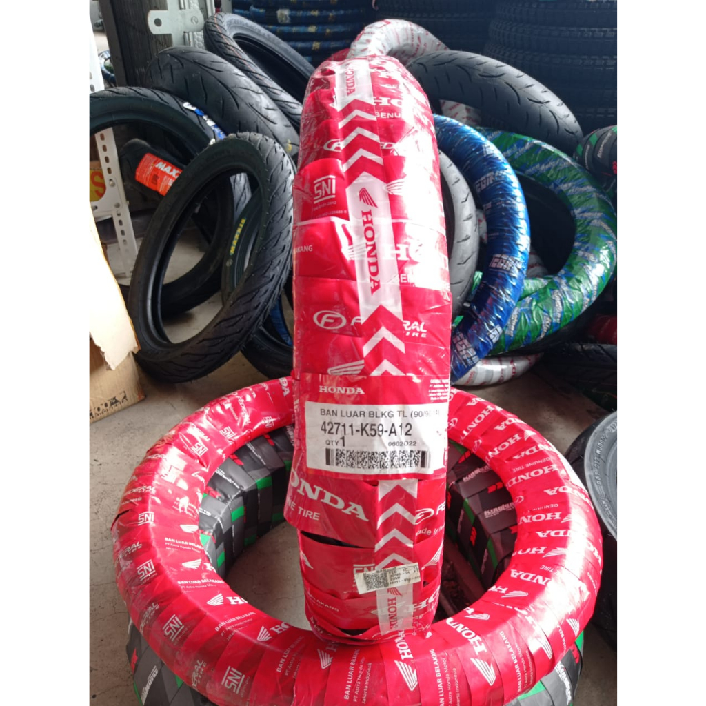 Jual AHM Ban Motor Matic Ring 14 Uk 90/90-14 (Belakang) Tubeless Beat ...
