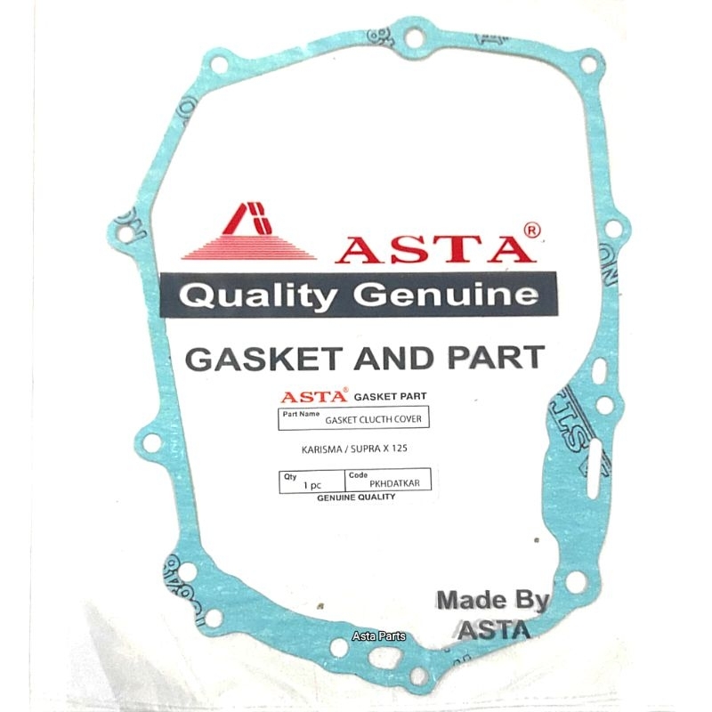 Jual Paking Kopling - Gasket Bak Blok Kopling Kanan Honda Karisma - Supra X 125 - Gasket Clutch ...