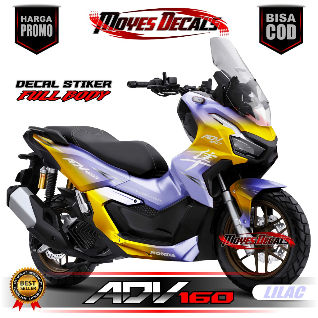 Jual Decal ADV 160 Full Body Stiker Honda Adv 160 Dua Warna | Shopee ...