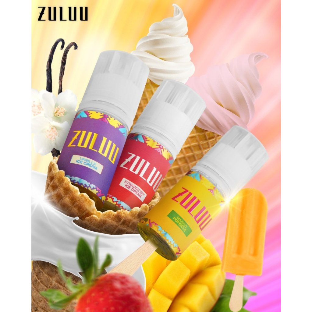 Jual ZULUU VANILLA ICE CREAM 30ML 30MG | Shopee Indonesia