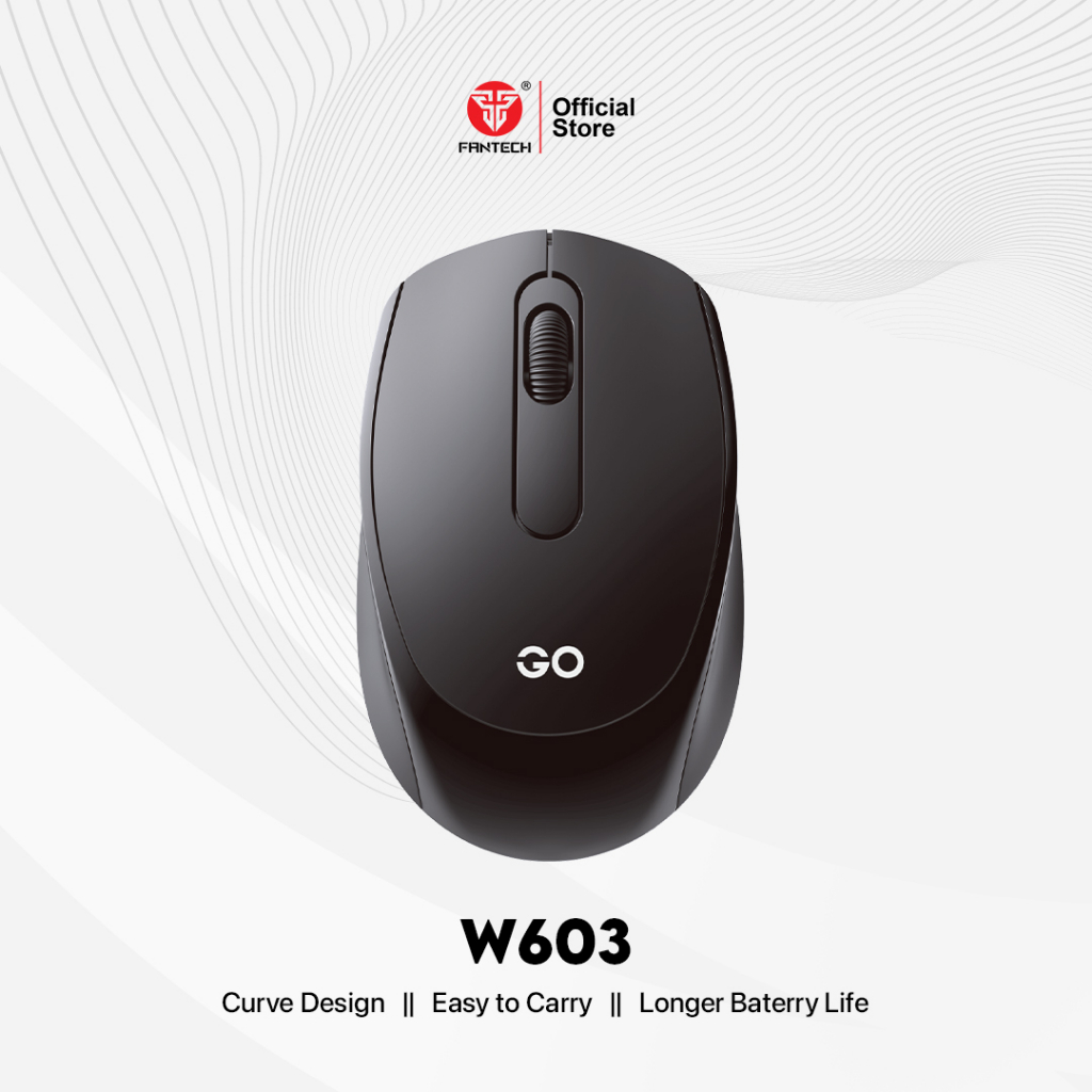 Jual Mouse Wireless Office FANTECH GO 2.4Ghz 1600DPI | Shopee Indonesia