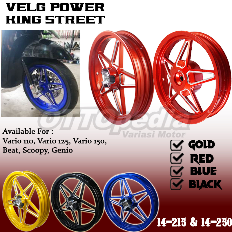 Jual Velg Pelek Racing Power King Street Vario 110 Vario 125 Vario 150 ...