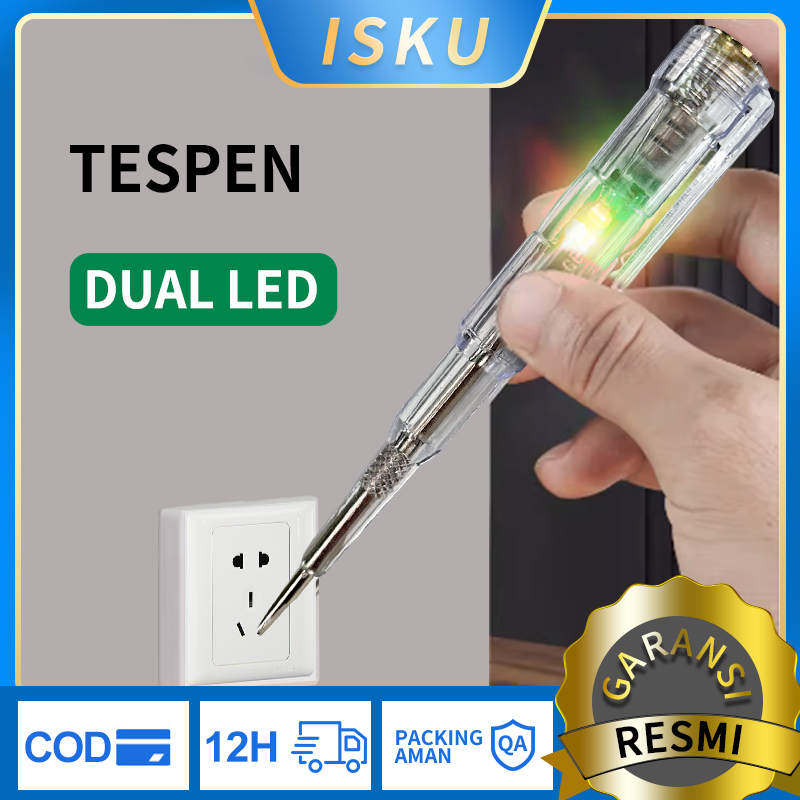Jual ISKU Obeng Tester TesPen obeng tester LED Obeng Tes with Indicator ...