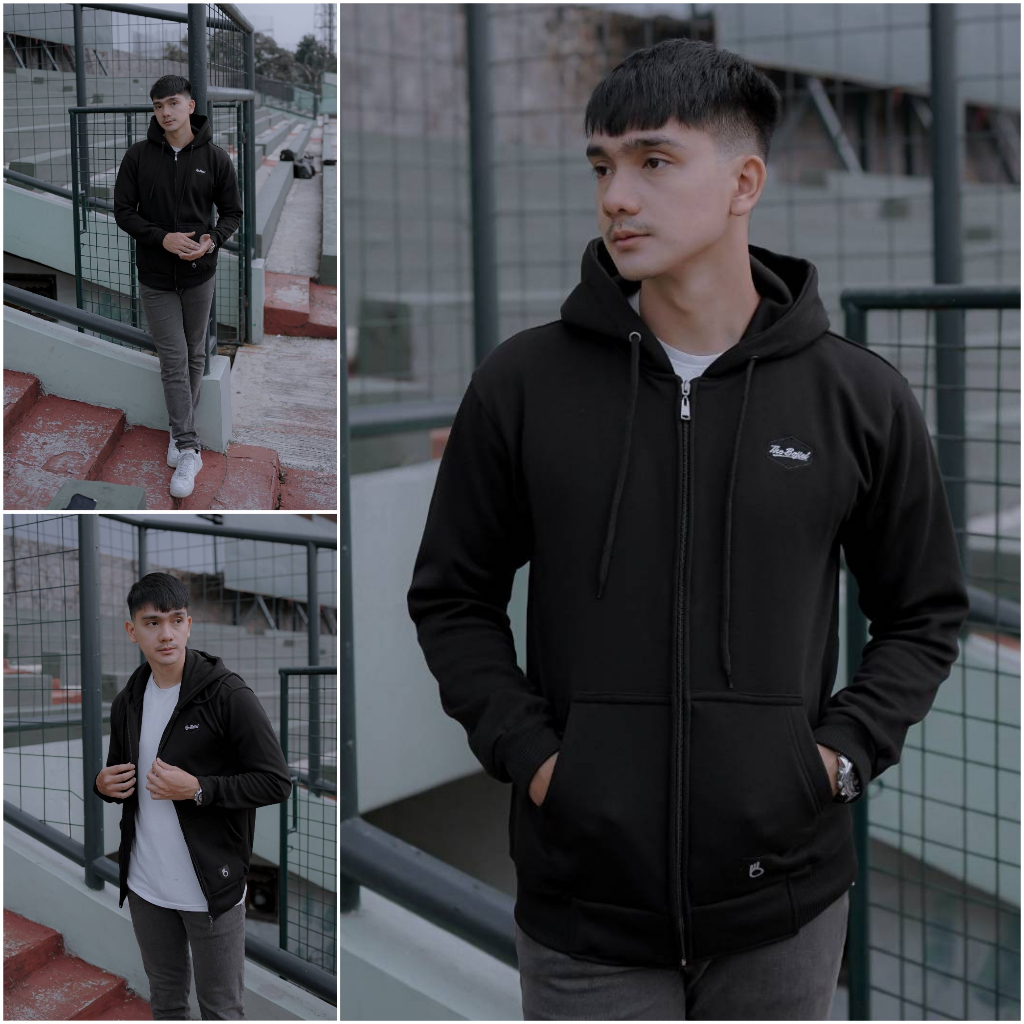 Jual The Bojiel Jaket Hoodie Zipper Ritsleting Pria Wanita Sweater ...