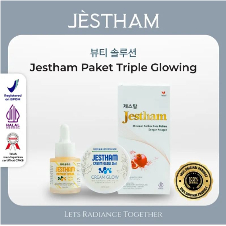 Jual HEMAT !! PAKET TRIPLE GLOWING JESTHAM ( KOREA C BEST JESTHAM ...