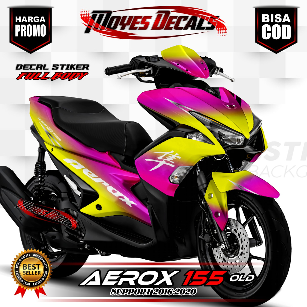 Jual Decal Aerox Lama Full Body Stiker Aerox Lama Full Body Desain Baru ...