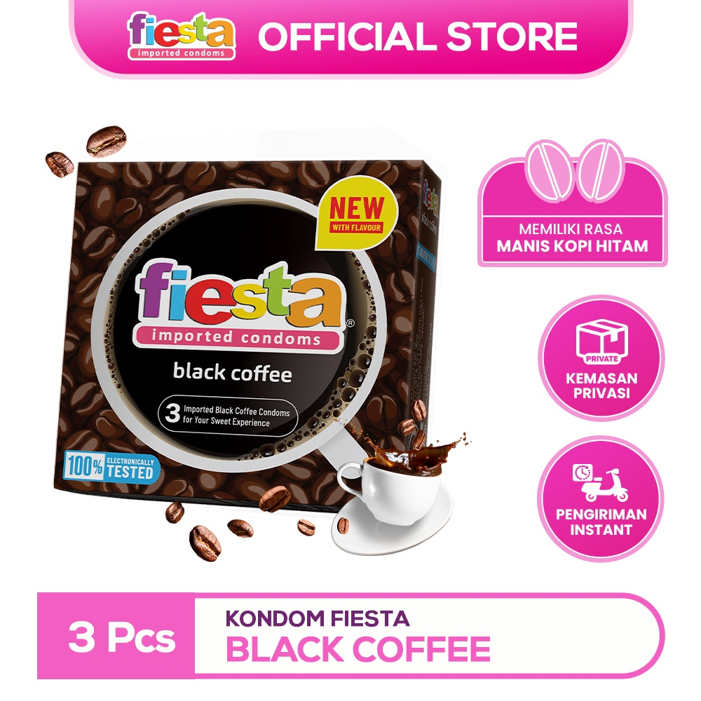 Jual [PRIVASI AMAN | 3PCS] Kondom Fiesta Isi 3 Pcs (Max Dotted / Delay ...