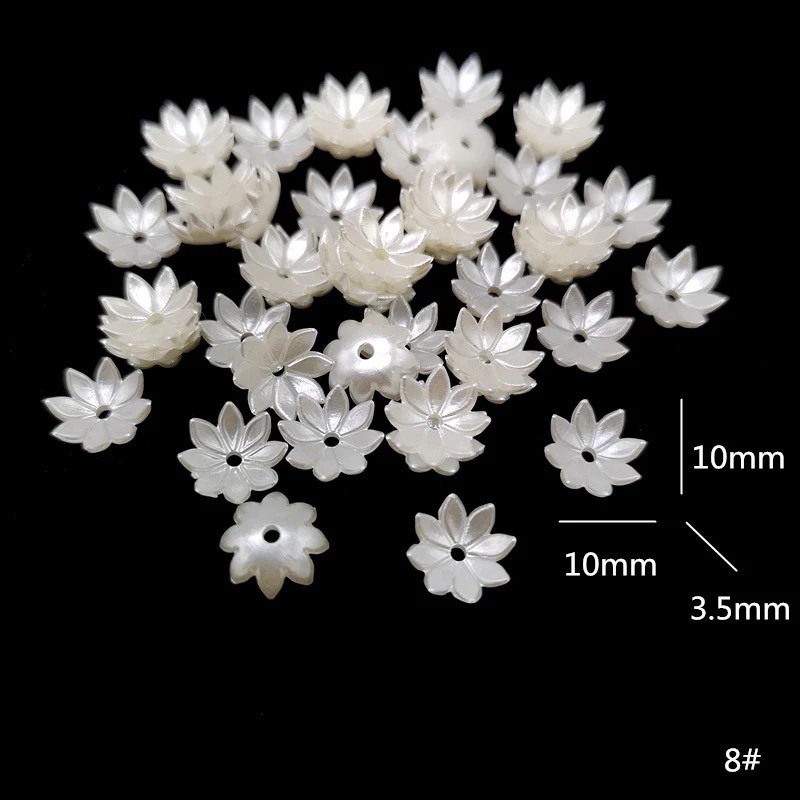 Jual Manik Kelopak Bunga Lotus Putih Mote Manik Kelopak Bunga | Shopee ...