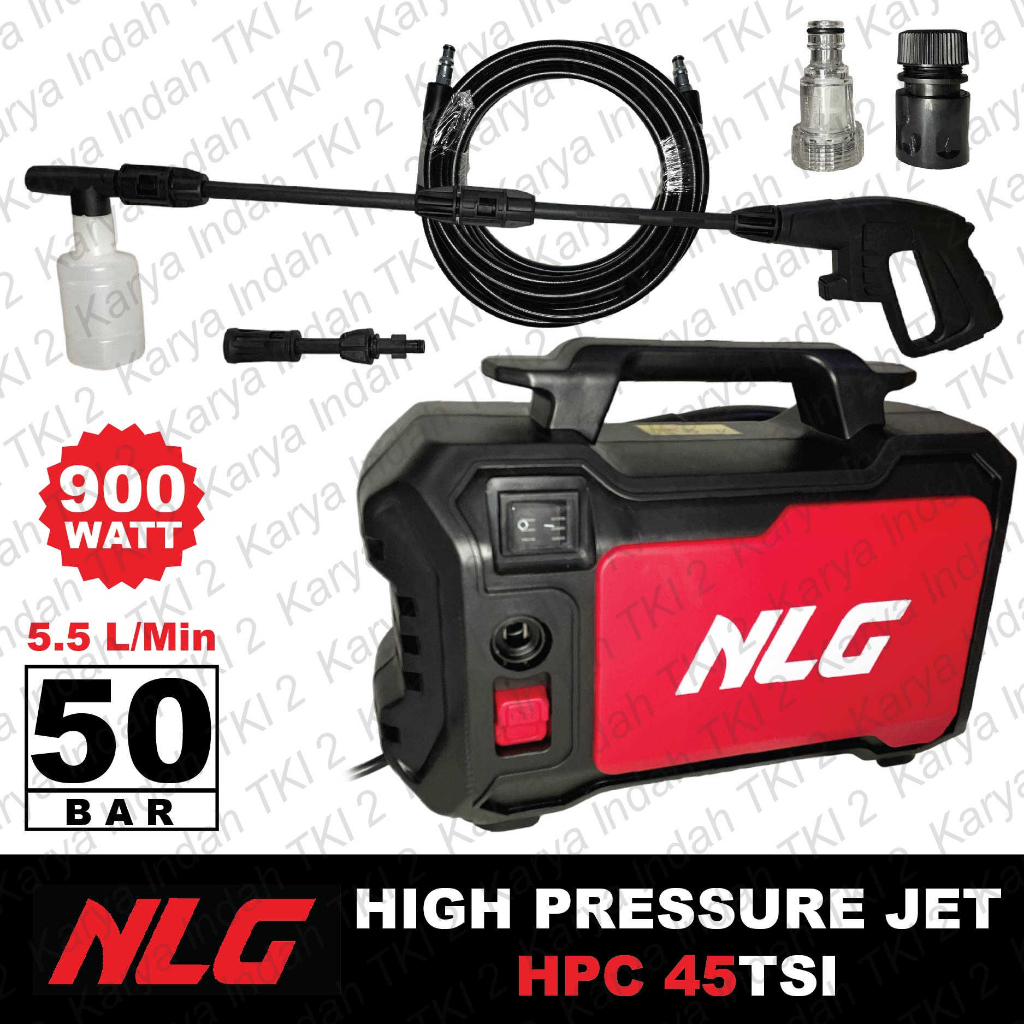 Jual Mesin Jet Cleaner NLG HPC 45TSI Cuci Motor Mobil 50 BAR High ...