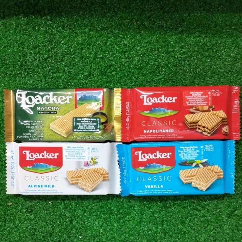 Jual Loacker Wafer 45gr Impor Austria | Shopee Indonesia