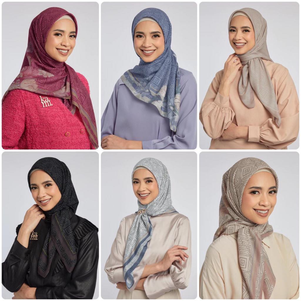 Jual Monogram Maze Signature Scarf by Kami.- Kamiidea | Shopee Indonesia