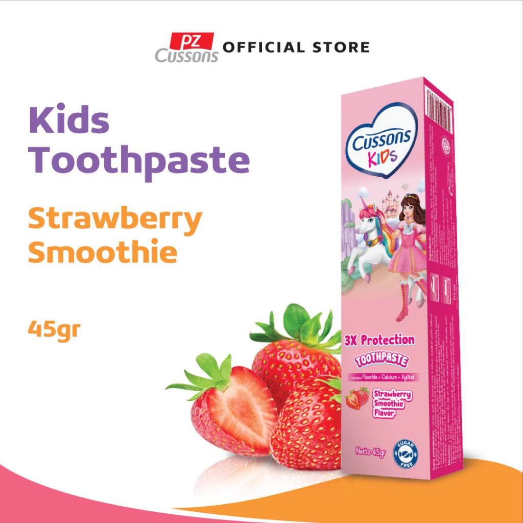 Jual Cussons kids pasta gigi strawberry tooth paste | Shopee Indonesia