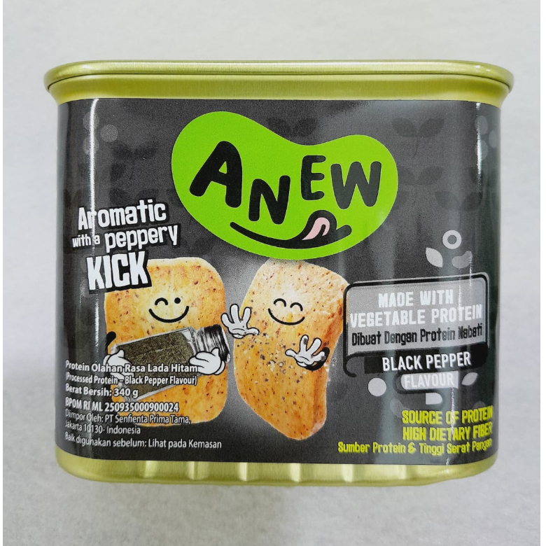 Jual [NEW] ANEW Vegetable Protein 340gr Rasa Black Pepper / BBQ ...