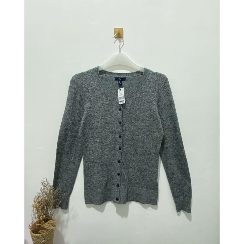 Jual Cardigan rajut lengan panjang abuabu | Shopee Indonesia