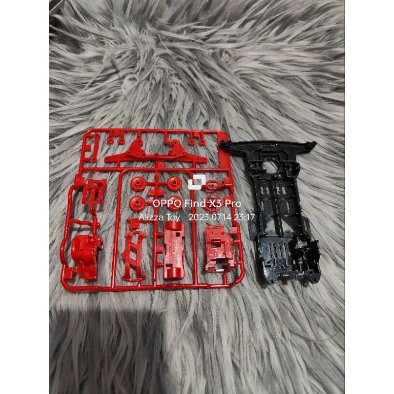 Jual Tamiya Chassis Set Super 2 II / Casis S2 ABS Resin Hitam + Gearbox ...