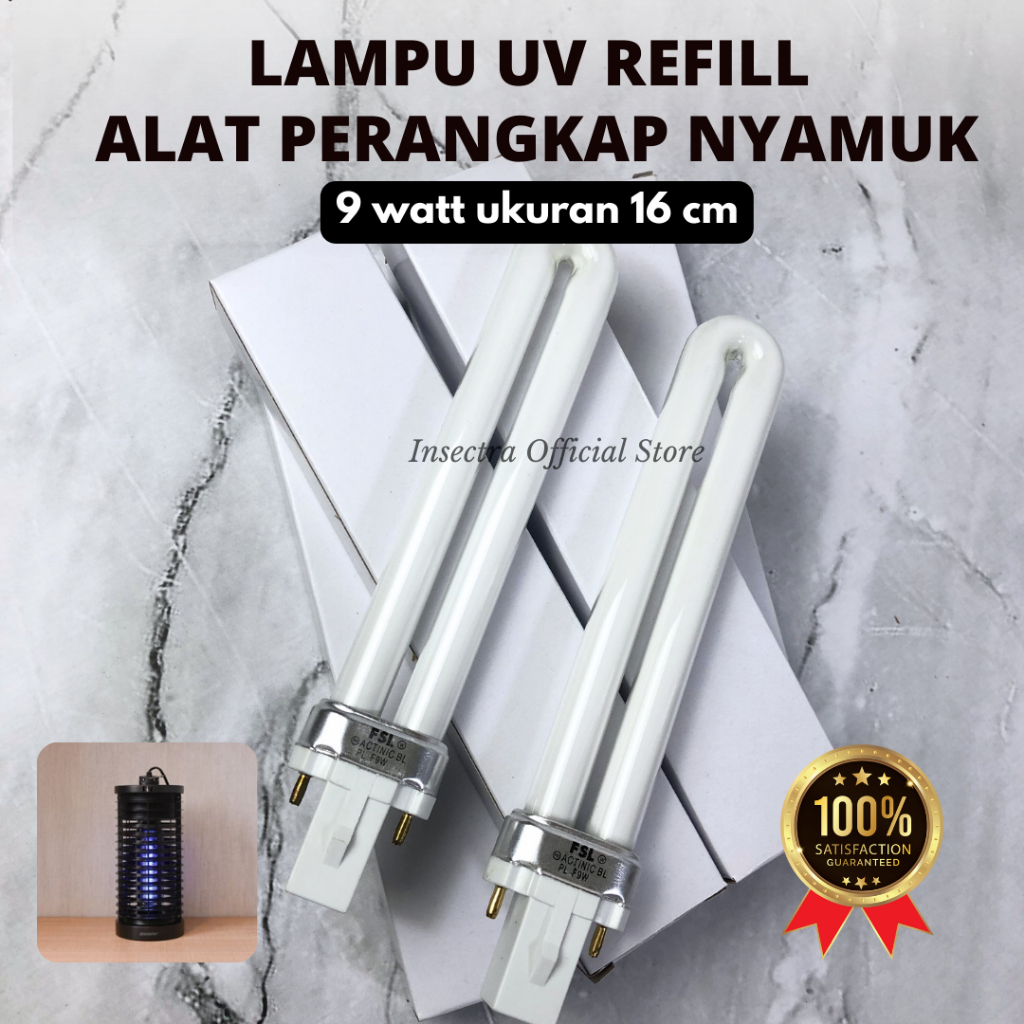 Jual LAMPU UV PERANGKAP NYAMUK 9 w 9 WATT (KRISBOW ACE HARDWARE ...