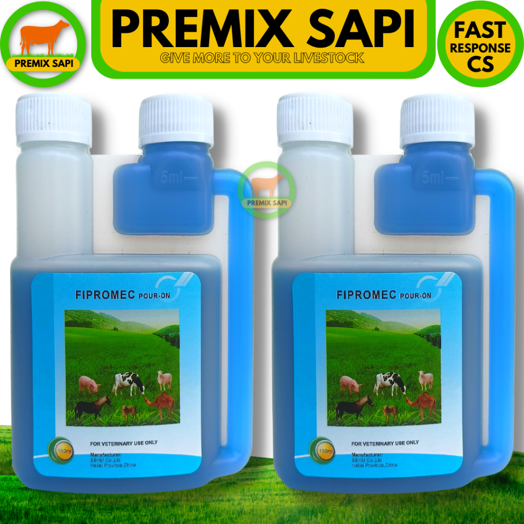 Jual FIPROMEC POUR ON 100ML - Obat Cacing Kutu Scabies Tetes untuk Sapi ...
