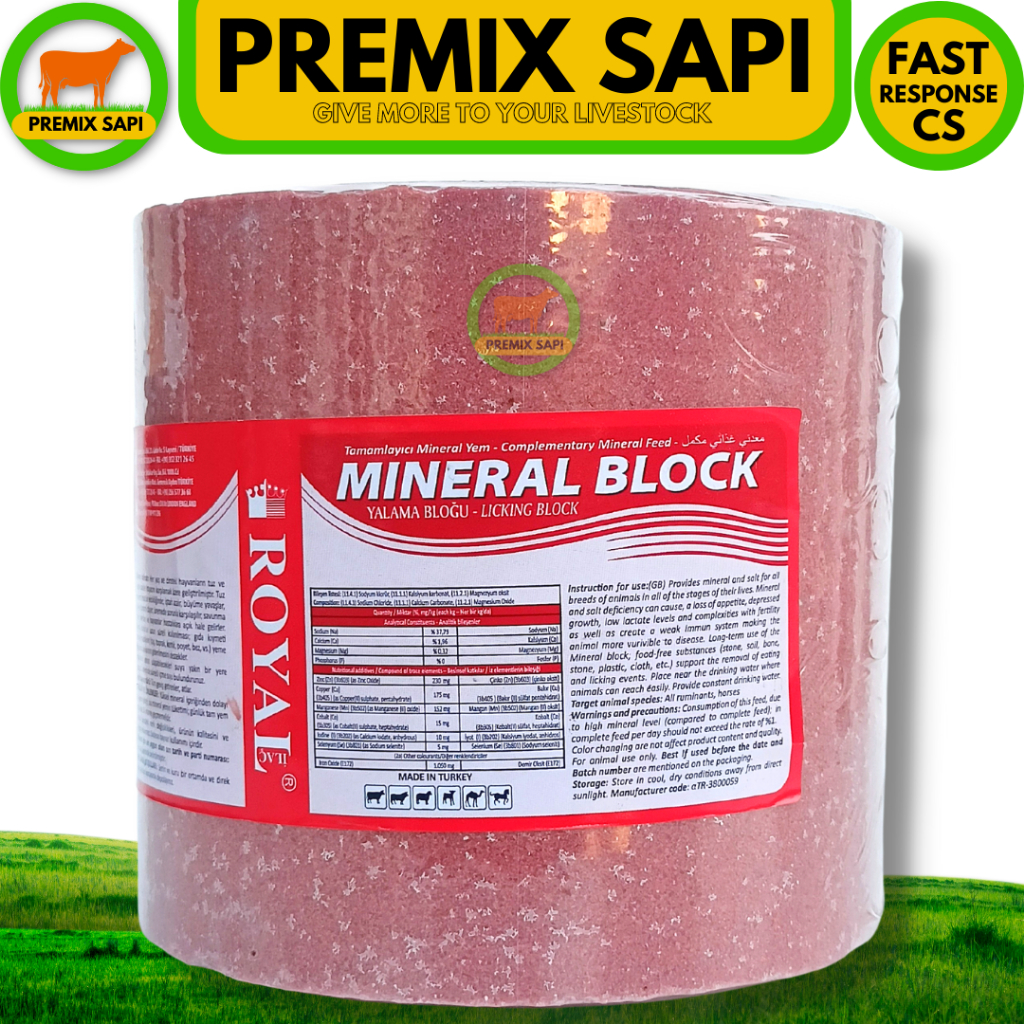 Jual MINERAL BLOK ROYAL 5KG - MINERAL BLOK KAMBING - ROYAL MINERAL ...