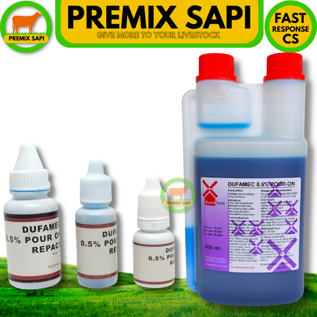 Jual DUFAMEC POUR ON 10ml 20 ml 30ml - obat anti parasit tetes punggung ... Jual DUFAMEC POUR ON 10ml 20 ml 30ml - obat anti parasit tetes punggung ...