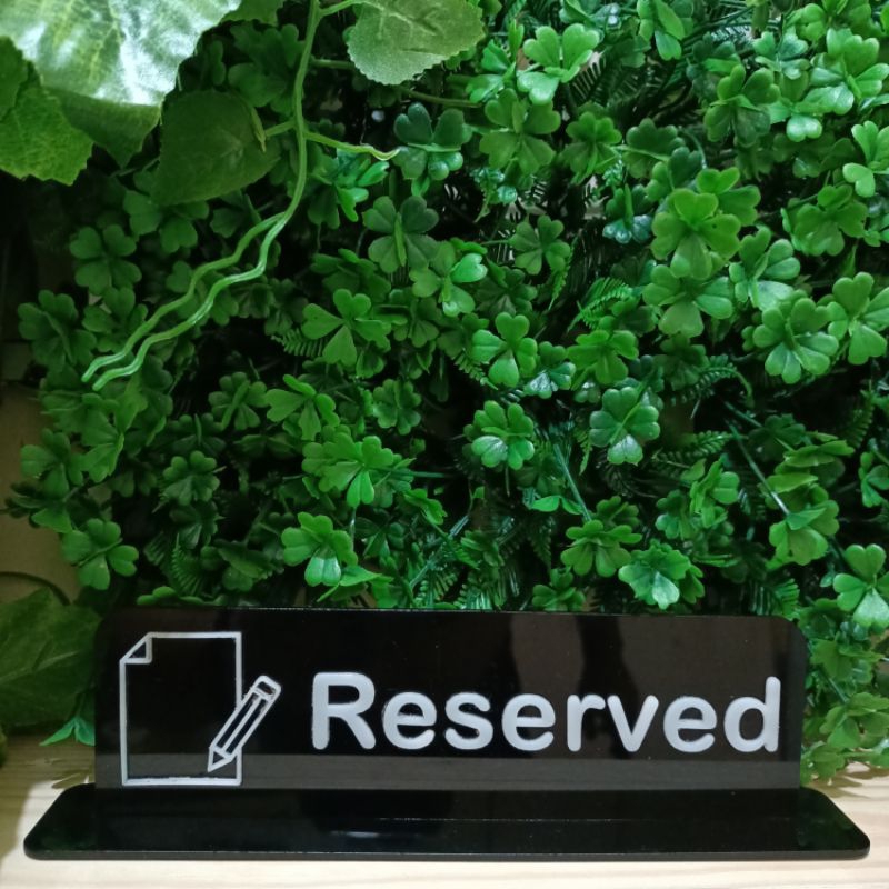 Jual Table Sign Akrilik/penanda meja akrilik | Shopee Indonesia