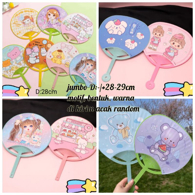 Jual Kipas Tangan|Kipas Jumbo|Kipas Anak|Souvenir Kipas | Shopee Indonesia