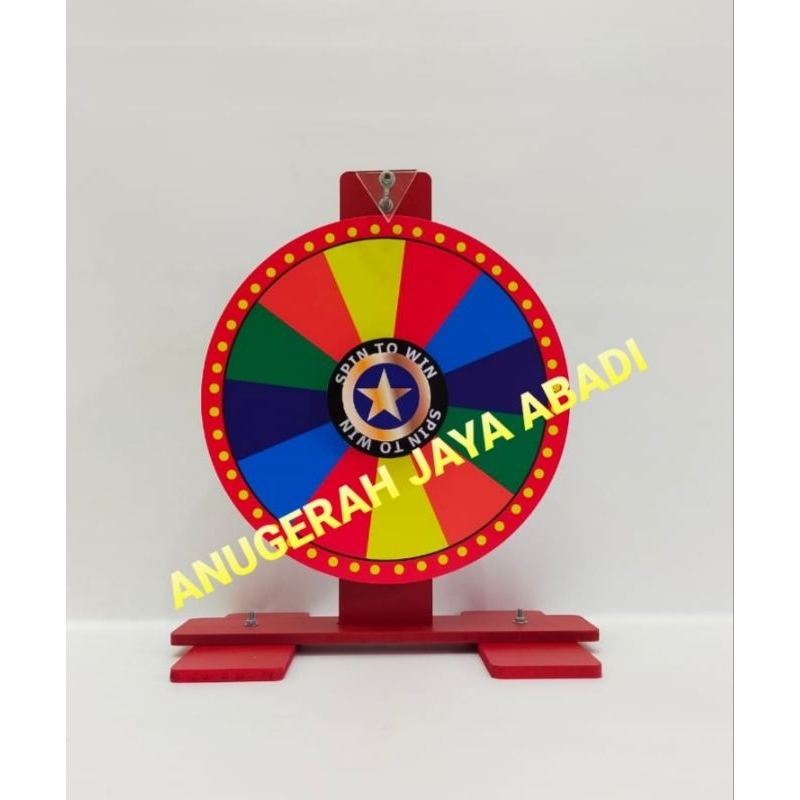 Jual WHEEL OF FORTUNE MEJA 30cm x 45cm - SPINNING WHEEL / ROULETTE MEJA ...