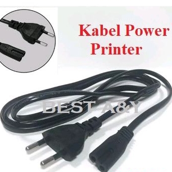 Jual Kabel Power AC Cord Printer 2 Lubang HP Epson PS Adaptor angka 8 | Shopee Indonesia