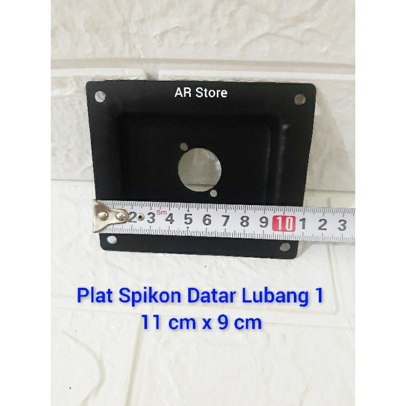 Jual PLAT SPIKON LUBANG 1 Ukuran 11 cm x 9 cm | Shopee Indonesia