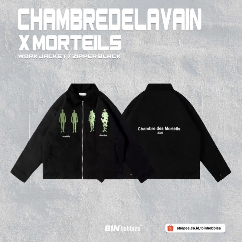 Jual Chambredelavain Boxy Work Jacket Collaboration Chambre des ...