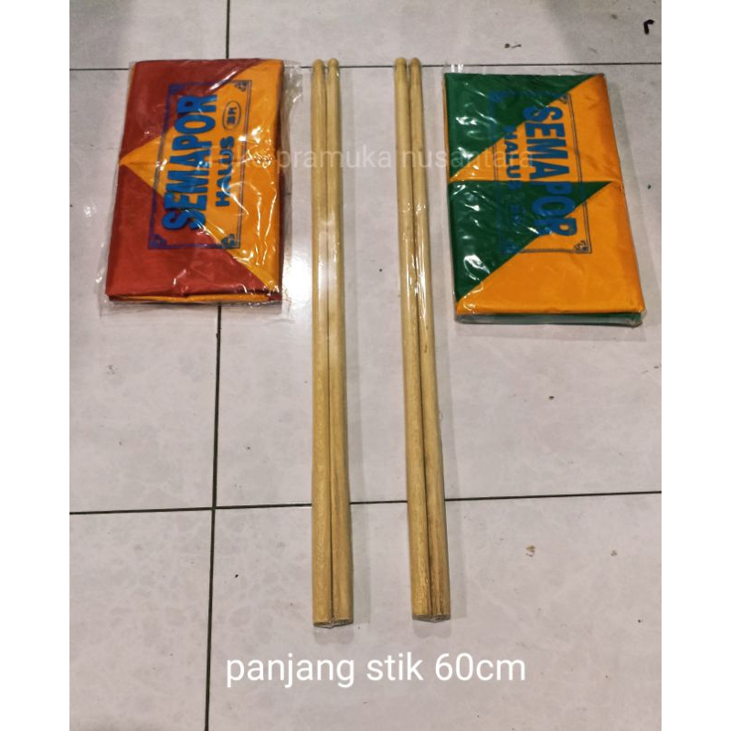 Jual STIK SEMAPOR ( 2 STIK + 2 BENDERA SEMAPOR ) | Shopee Indonesia