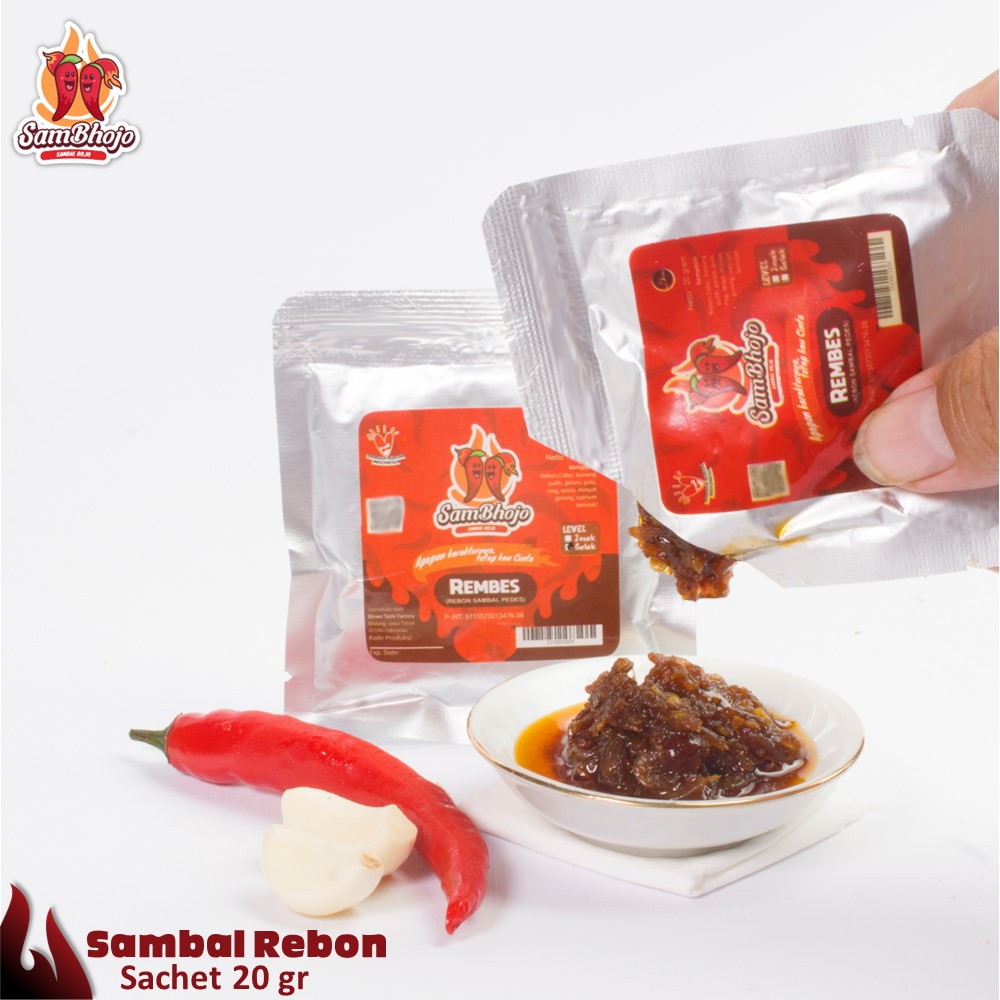 Jual SamBhojo - Sambal Sachet 20gr, Sambal Baby Cumi, Sambal Roa, Paru ... Jual SamBhojo - Sambal Sachet 20gr, Sambal Baby Cumi, Sambal Roa, Paru ...