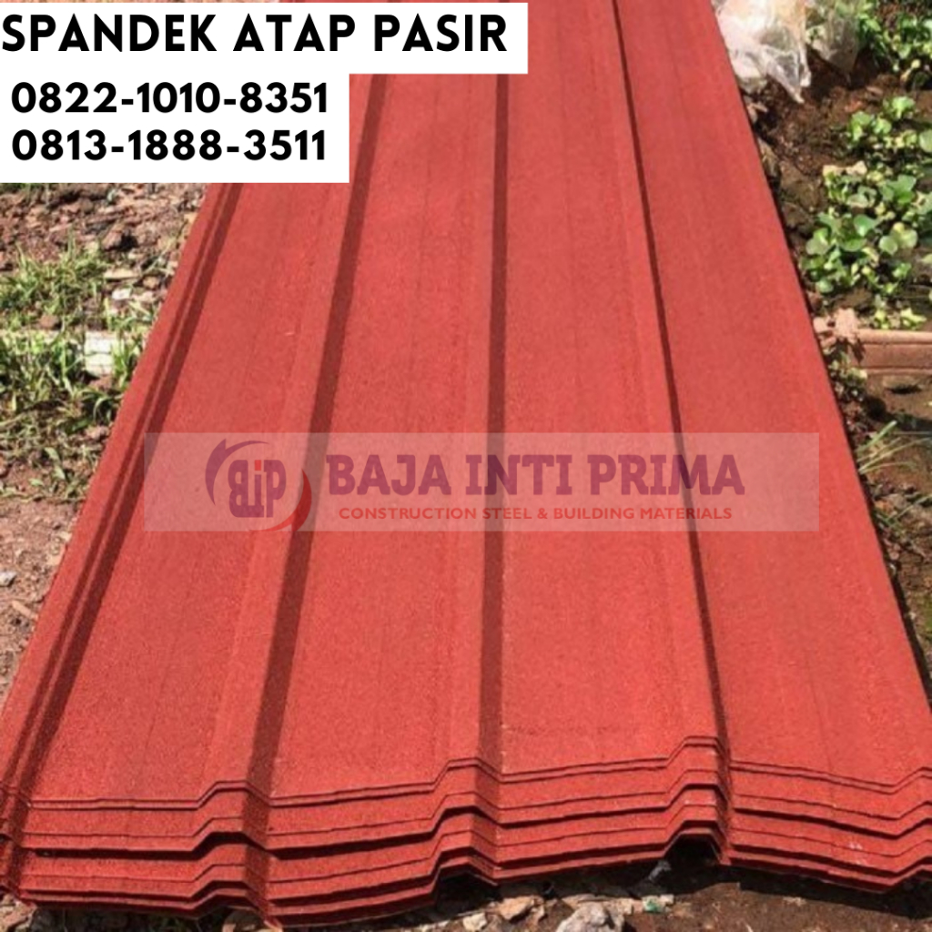 Jual Spandex Spandek Atap Pasir Warna Merah Termurah 0.30mm Harga per 1 ...