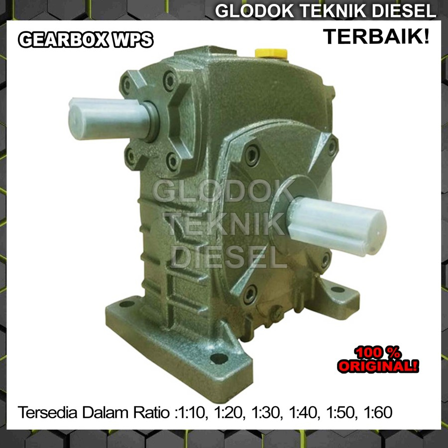 Jual MESIN GEARBOX GEAR BOX WPS 200 Ratio 1:10 - 1:60 SPEED REDUCER ...