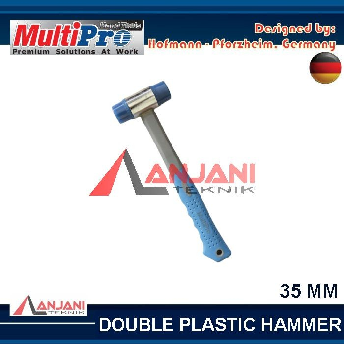 Jual MULTIPRO PALU PLASTIK KERAMIK DOBEL 35 mm DOUBLE PLASTIC HAMMER ...