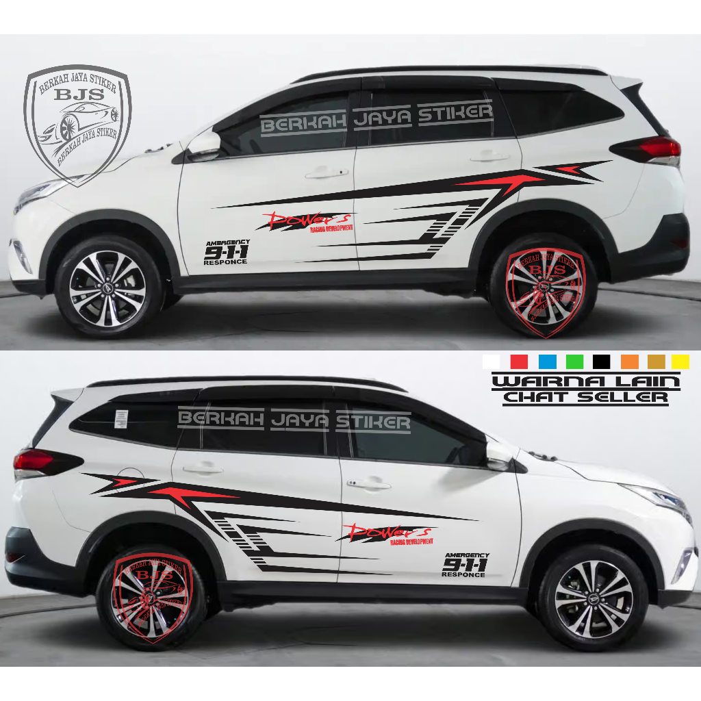 Jual STICKER VARIASI BODY SAMPING CUTTING STICKER STRIPING STICKER ...