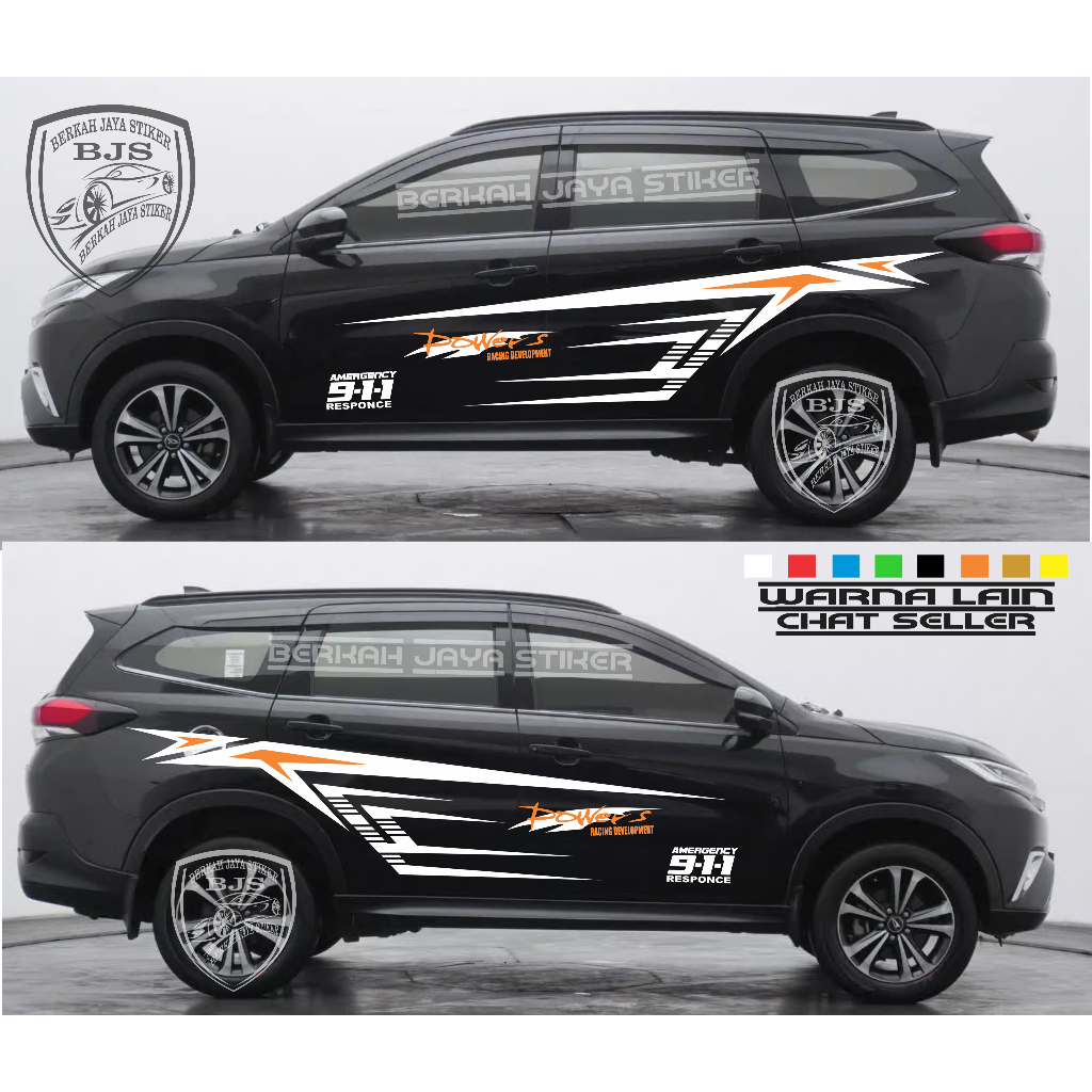 Jual STICKER VARIASI BODY SAMPING CUTTING STICKER STRIPING STICKER ...