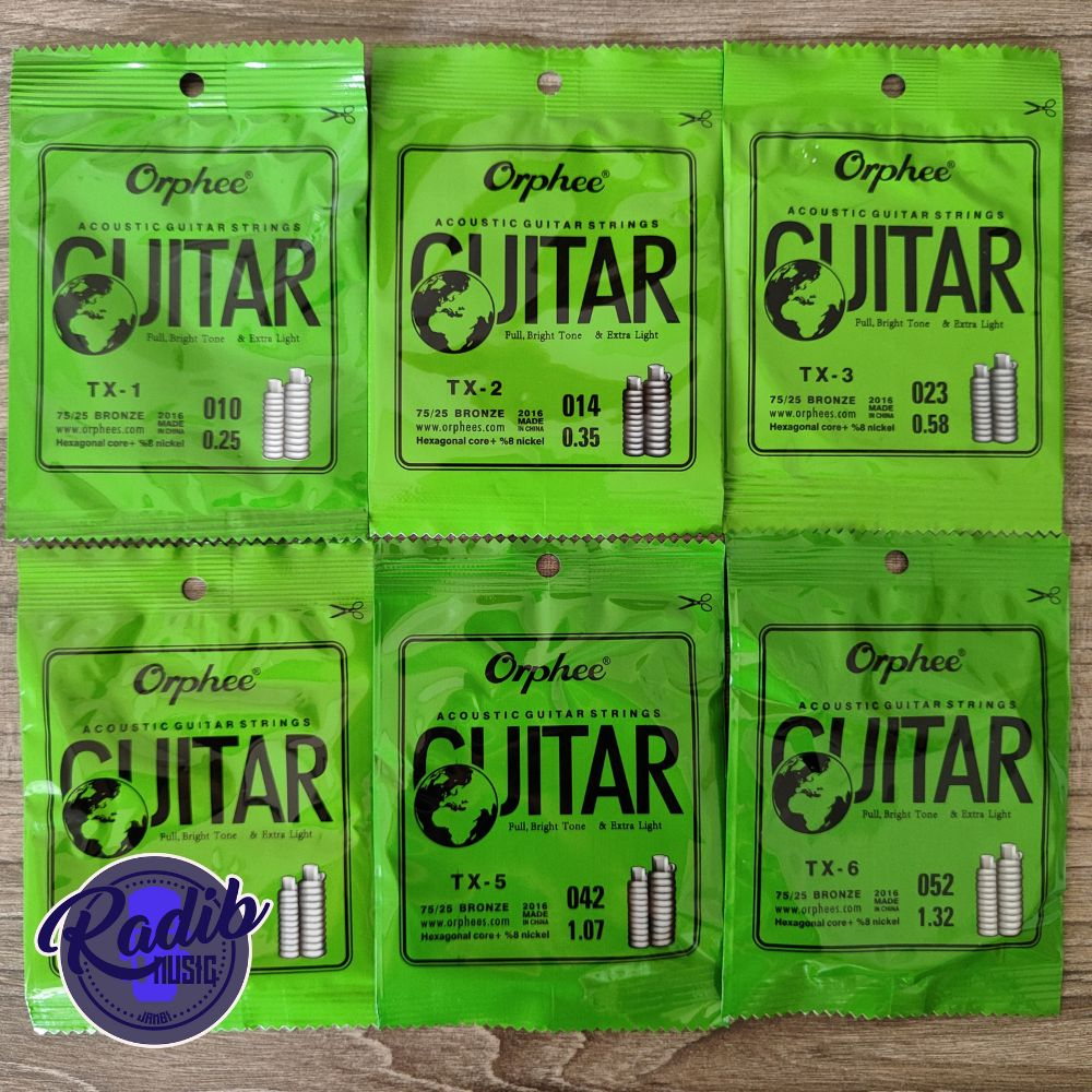 Jual senar gitar orphee satuan senar 1-6 | Shopee Indonesia